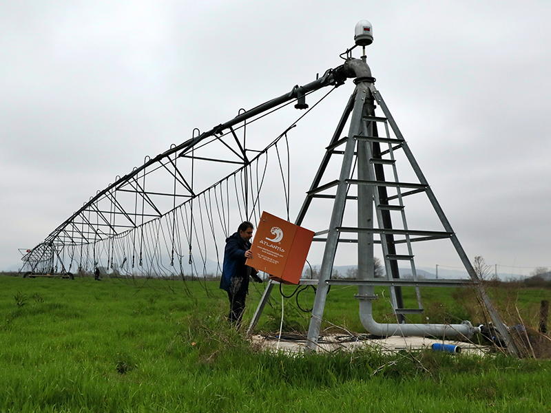 Hareketli damla sulama sistemi kullanıma hazır - İllerden - Tarım Orman ...